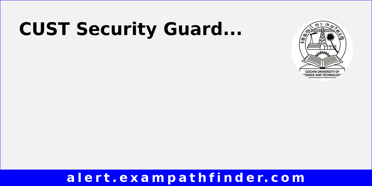 CUST Security Guard
