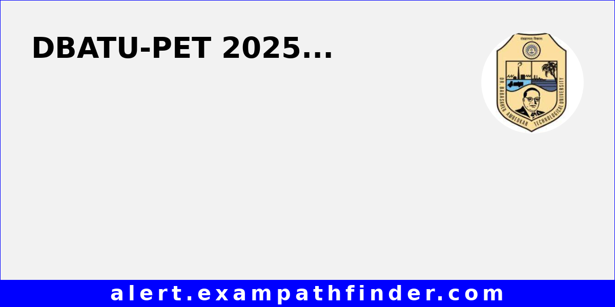 DBATU-PET 2025