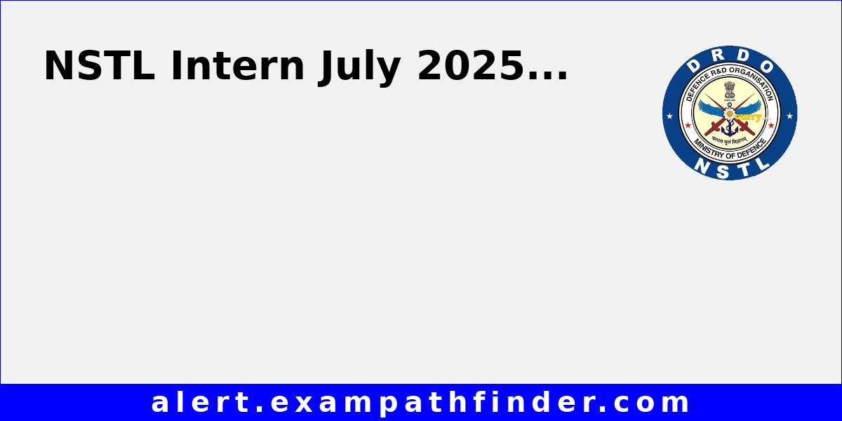 NSTL Intern July 2025