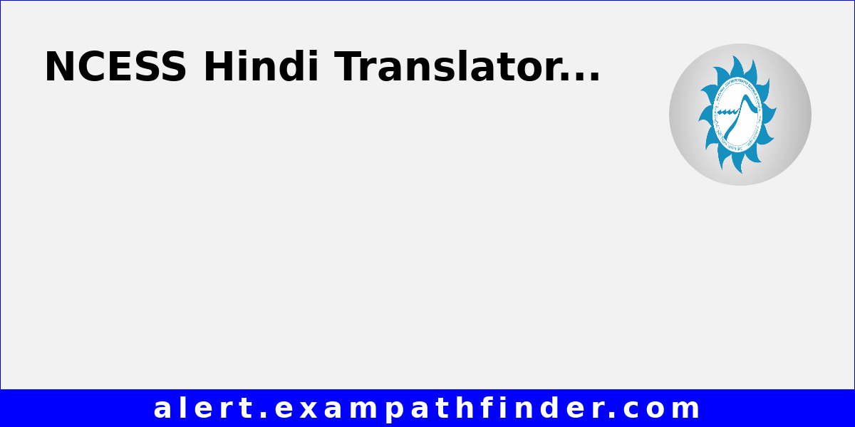 NCESS Hindi Translator