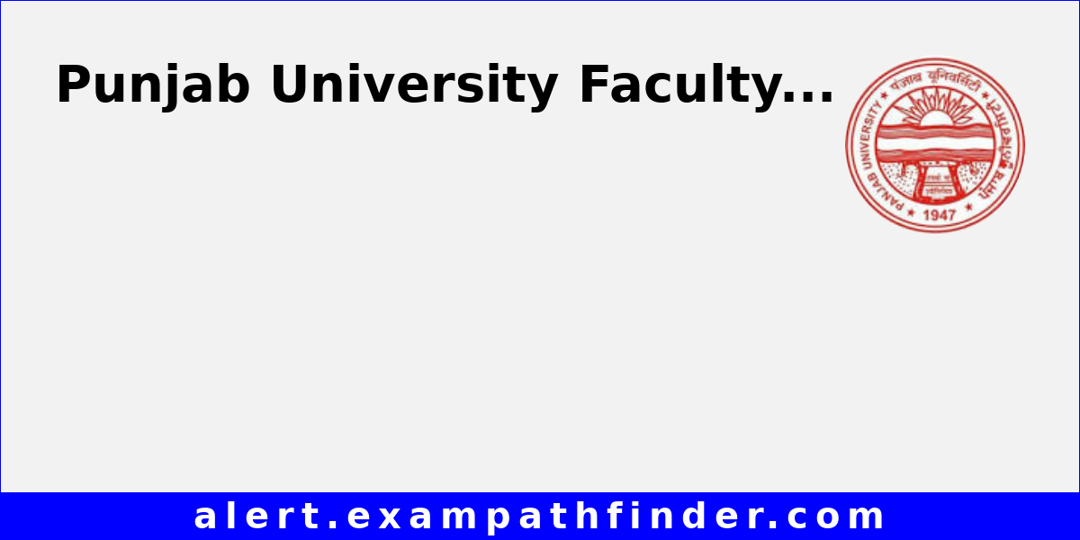 Punjab University Faculty