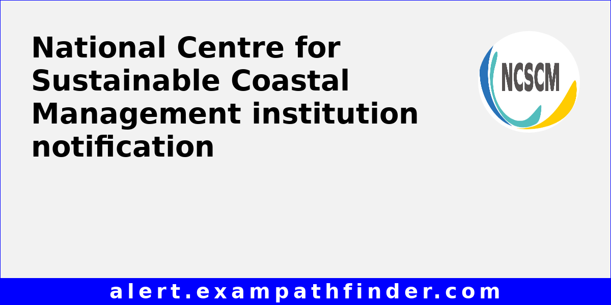 National Centre for Sustainable Coastal Management - All upcoming ...