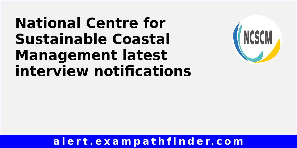 National Centre for Sustainable Coastal Management - All upcoming ...