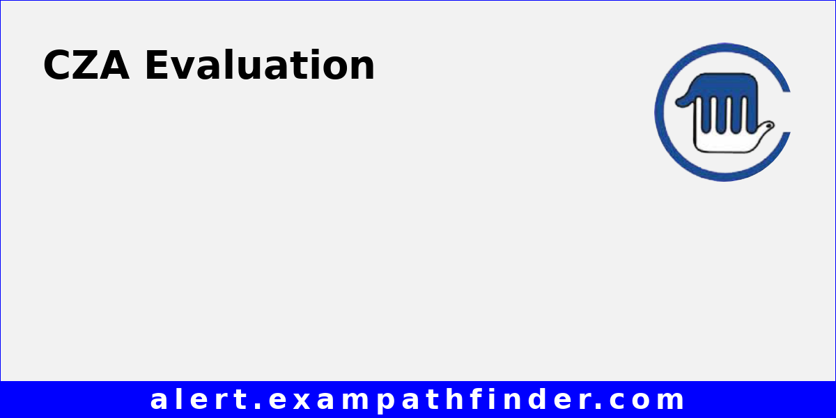 CZA Evaluation & Monitoring Officer